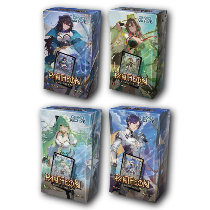 Grand Archive TCG: Radiant Origins Pantheon Deck (Set Of 4)