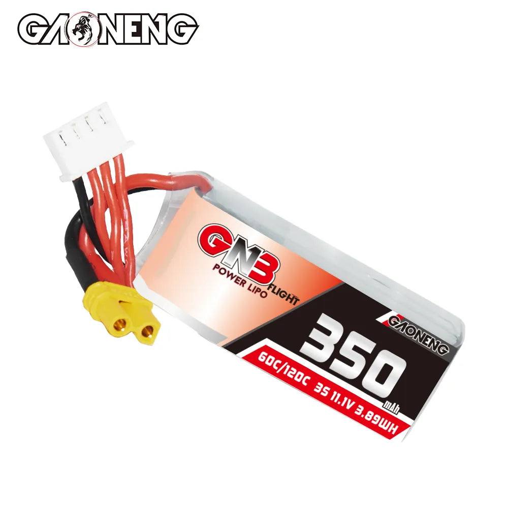 GAONENG GNB 350mAh 3S 60C 11.1V LiPo Battery XT30 [DG]