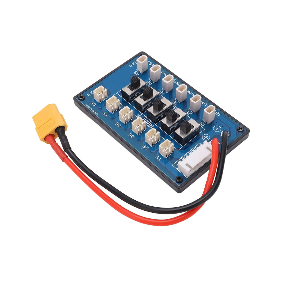 1S LiPO Parallel Charging Board BT2.0 A30 PH2.0 Balance Port XT60 Cabl