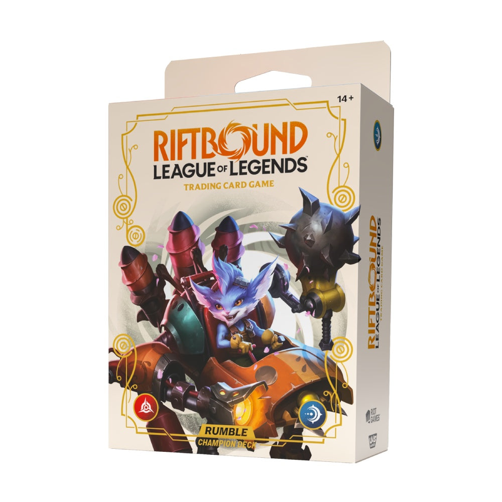 Riftbound League of Legends TCG Champion Deck Box Spiritforged: Rumble